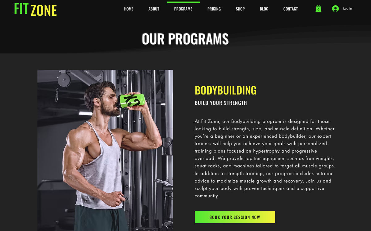 Fitness & Gym | Wix Marketplace | Wix.com